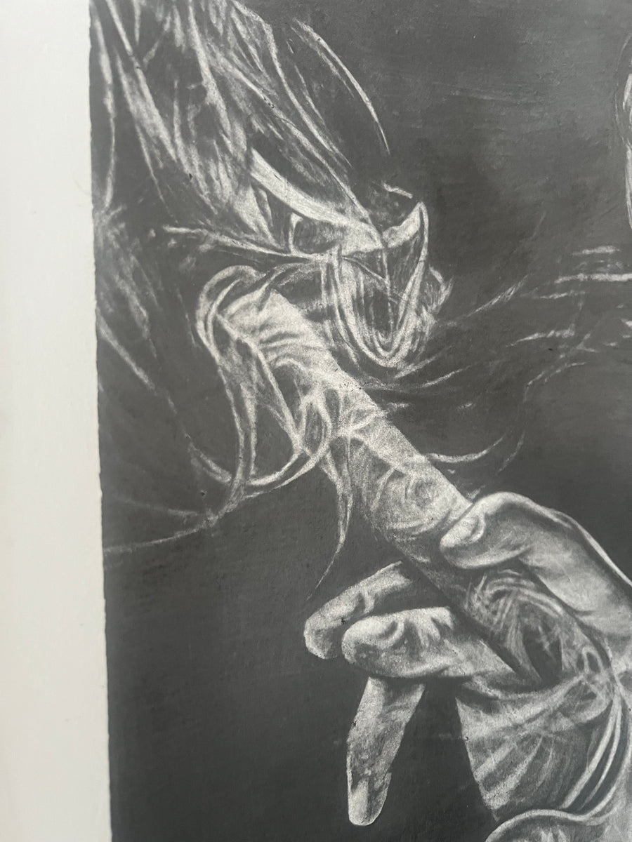 Joe Burrow w. Cigar Drawing - Prints – CPJ Imagery